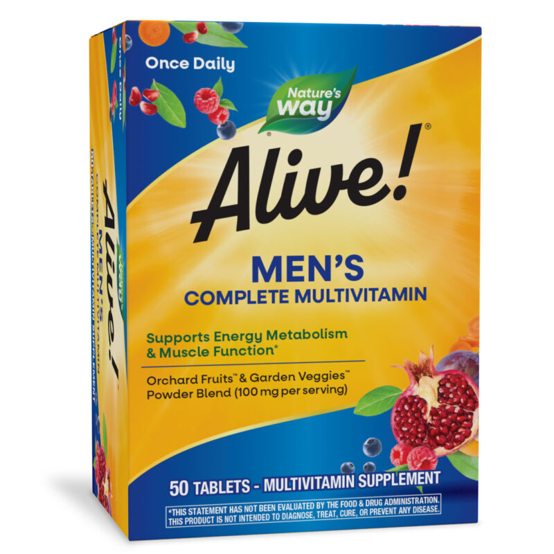 alive men multivitamin 50 + 50 tablets – Vitamin Shop EG